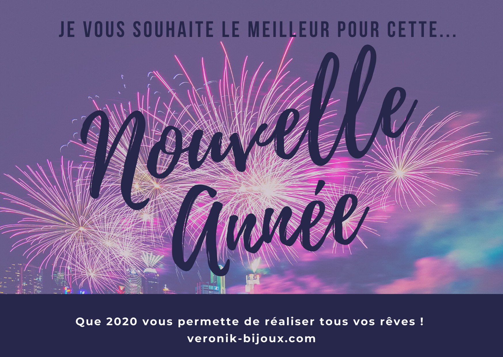 Tous mes voeux pour 2020 – Veronik Bijoux